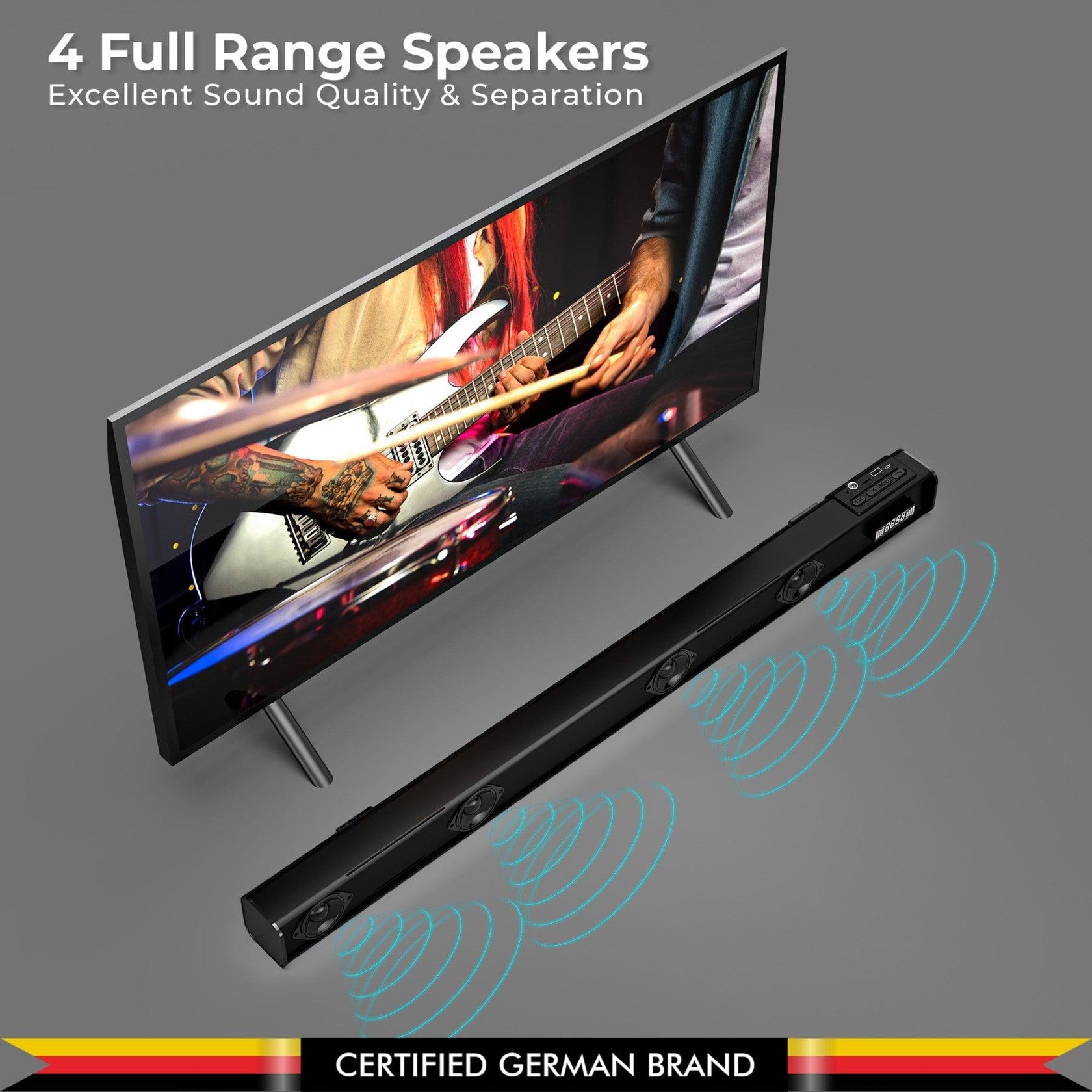 SBA30 Blaupunkt Bluetooth Soundbar - Multi Connectivity Soundbar